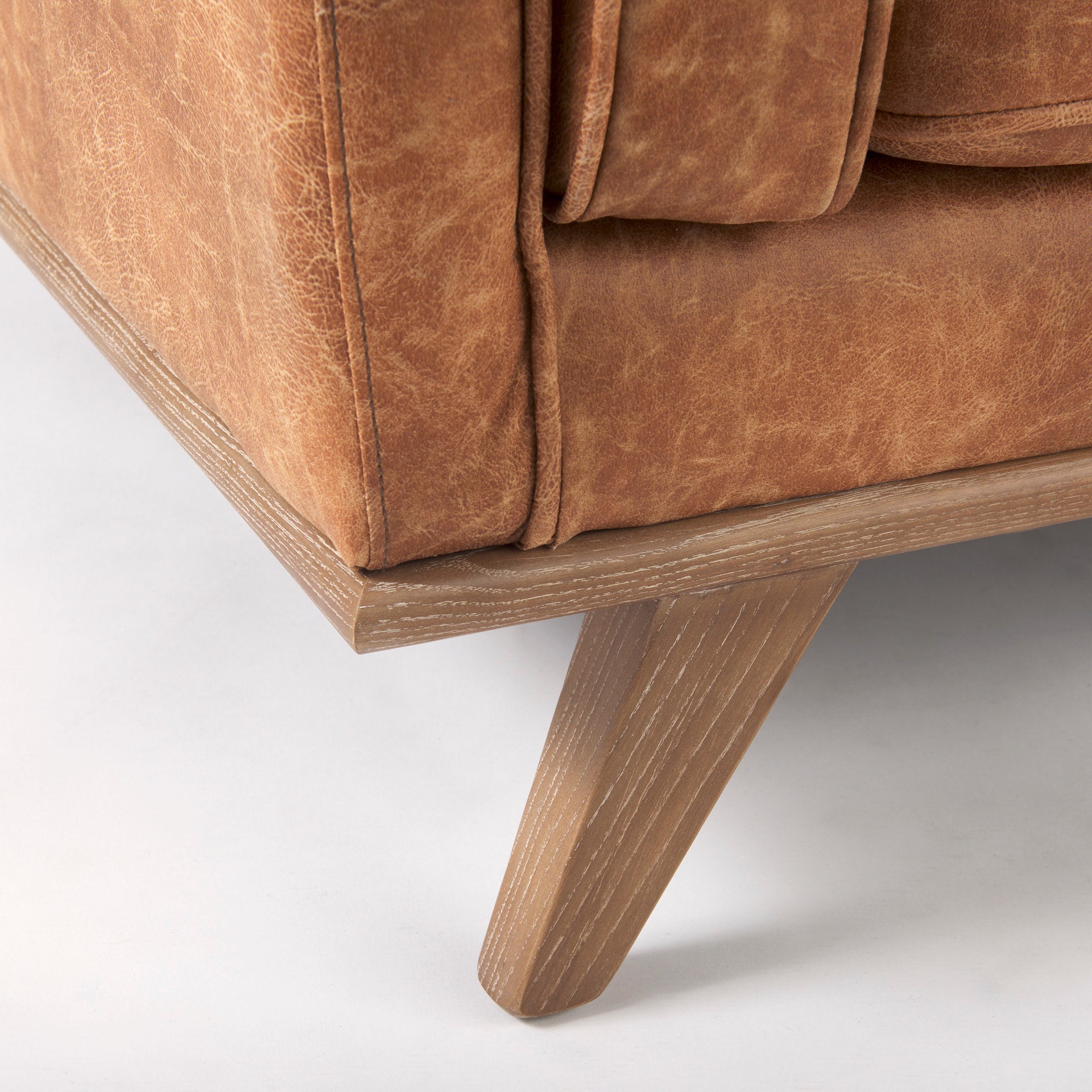 Brooks Faux Leather Chair - Showhome Furniture
