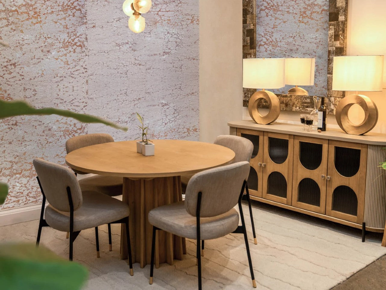 Sculpture Dining Table - Natural - Showhome Furniture