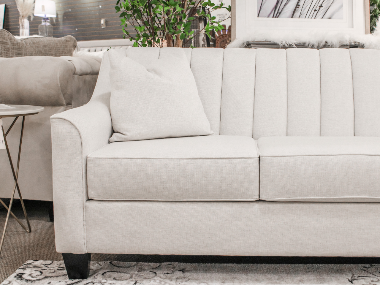 🇨🇦 Chanel Custom Straight Sofa - Showhome Furniture