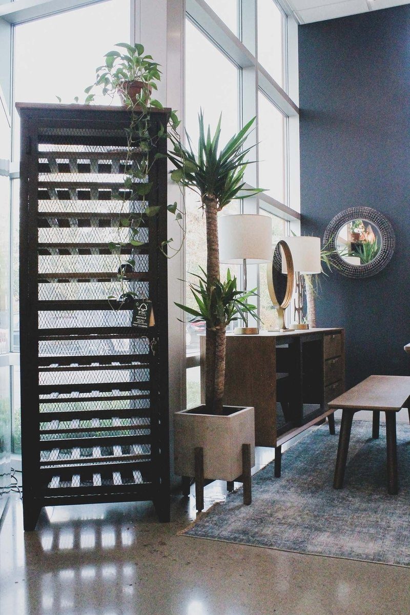 Patio Décor Square Standing Pot - Natural - Showhome Furniture