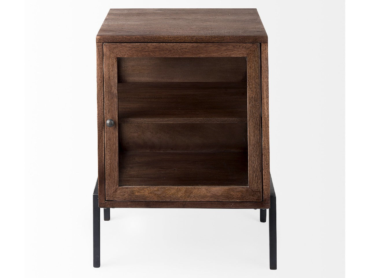 Arelius Medium Brown Side Table - Showhome Furniture