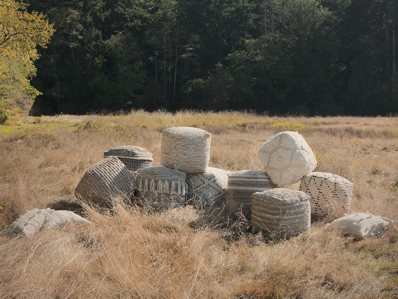 Ekani Pouf - Showhome Furniture