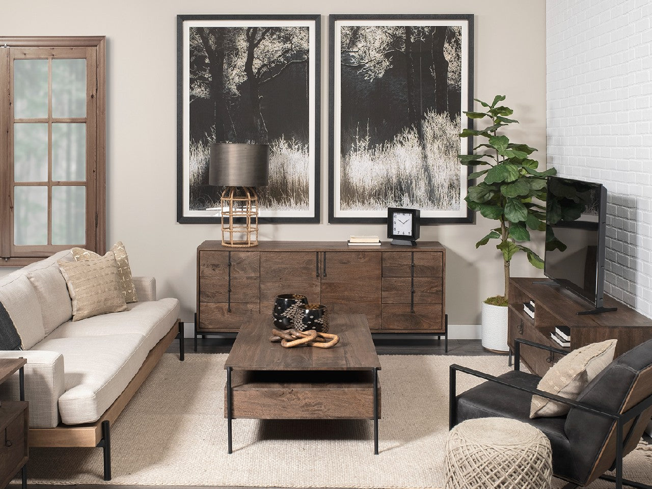 Glenn Media Console - Showhome Furniture