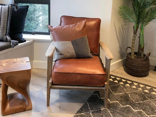 Yale Caramel Arm Chair - Showhome Furniture